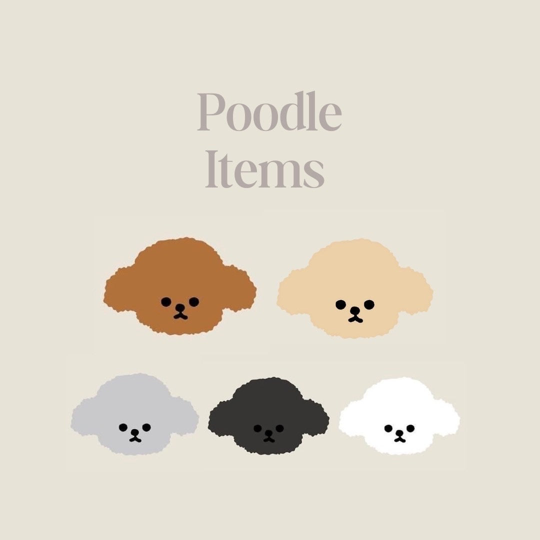Poodle Items / プードルアイテム – K.L.Mu